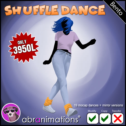 Second Life Marketplace - 19 Bento Shuffle Dances Pack